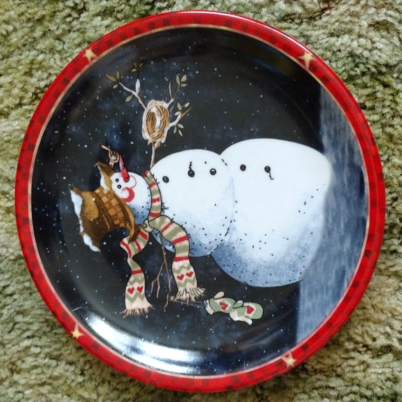 Dining | Snowman Dessert Plate | Poshmark
